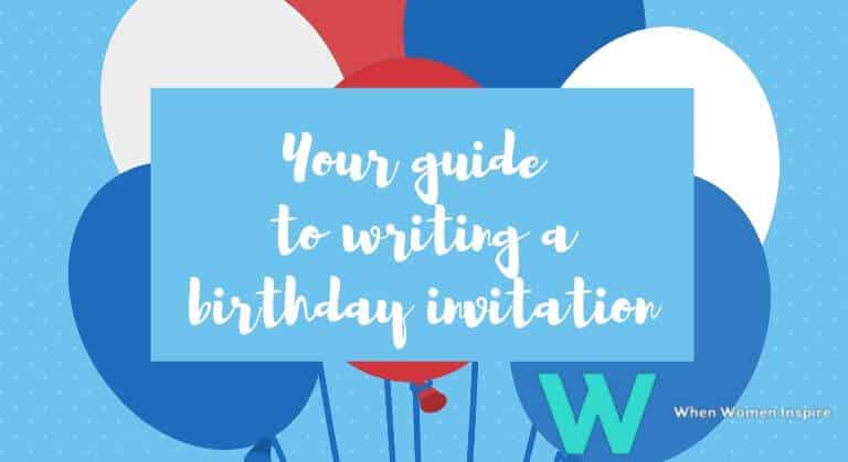 What to write on a birthday invitation: Getting ready to party - When ...