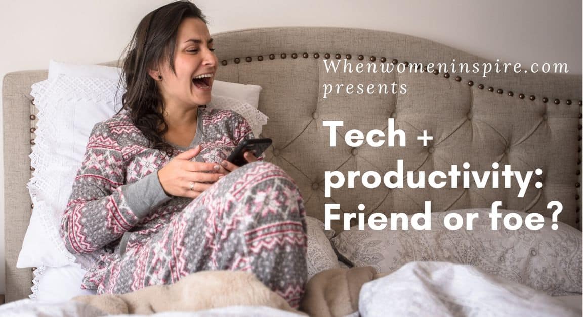 Is tech part of a good morning routine? Pros and cons - When Women Inspire